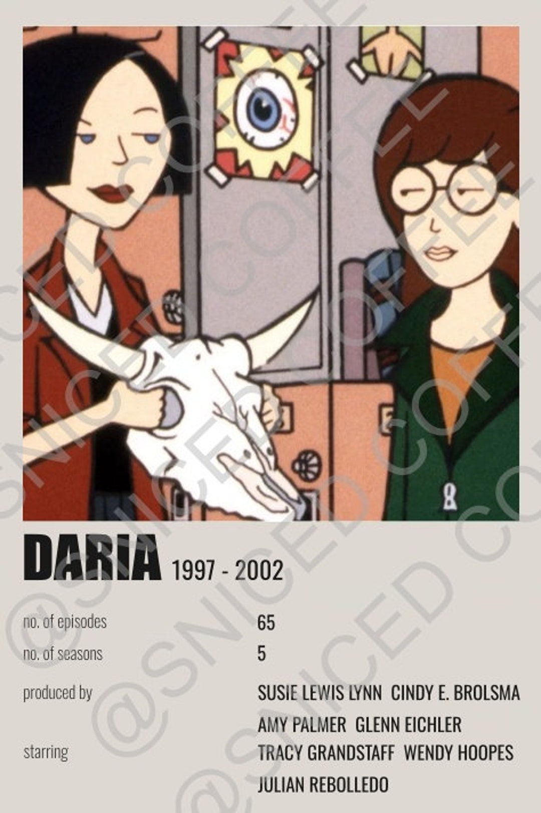 Daria Poster- Digital Print - Etsy