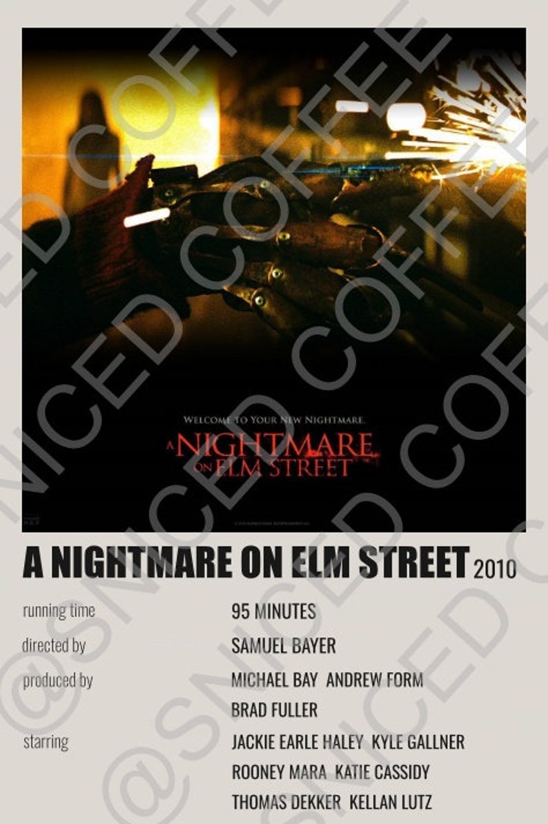 A Nightmare on Elm Street 2010 Movie Poster- Digital Print - Etsy