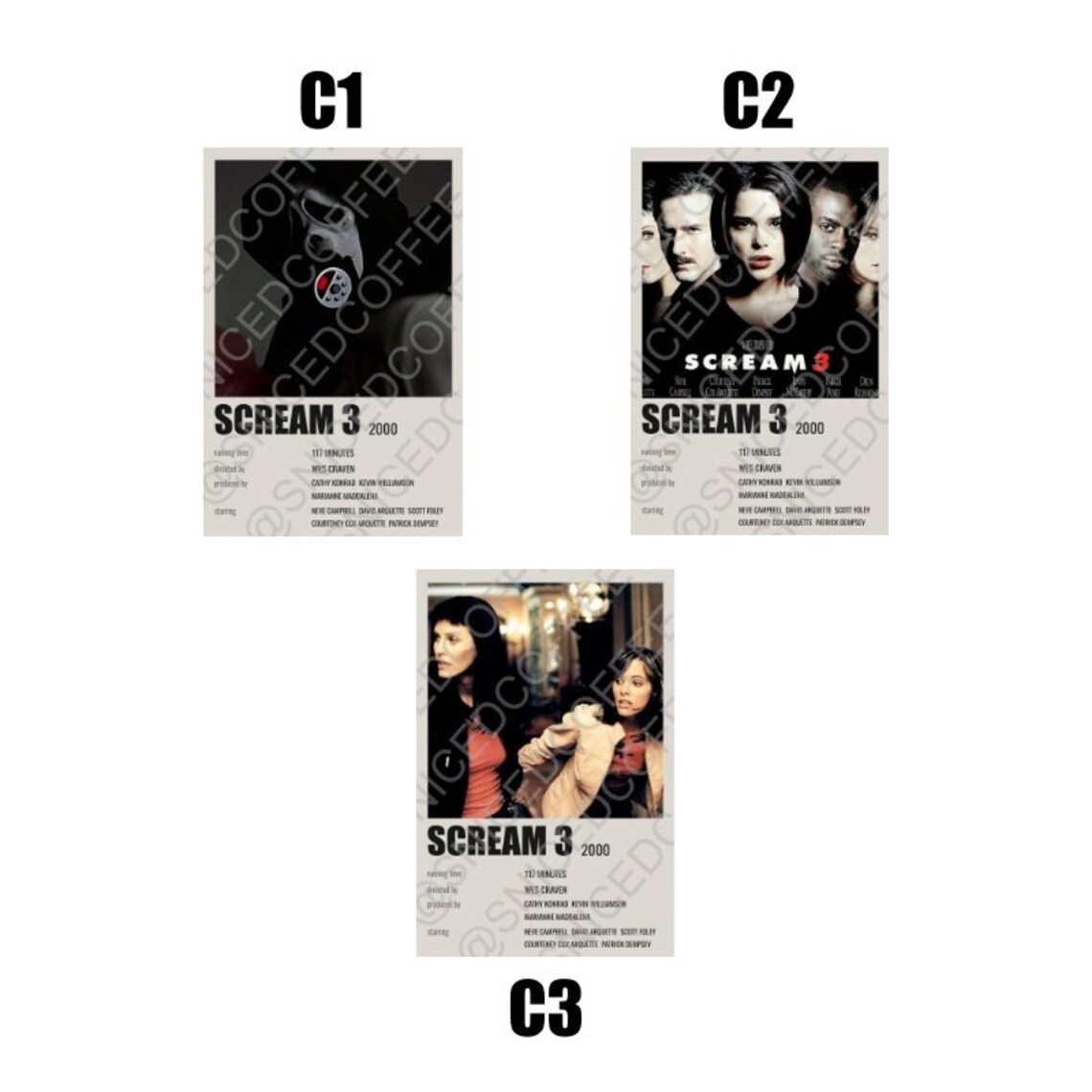 Scream Movies Poster Collection - Read Directions Before Buying ...