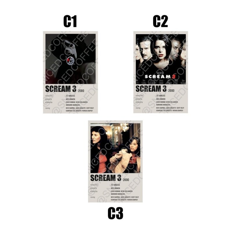 Scream Movies Poster Collection - Read Directions Before Buying ...