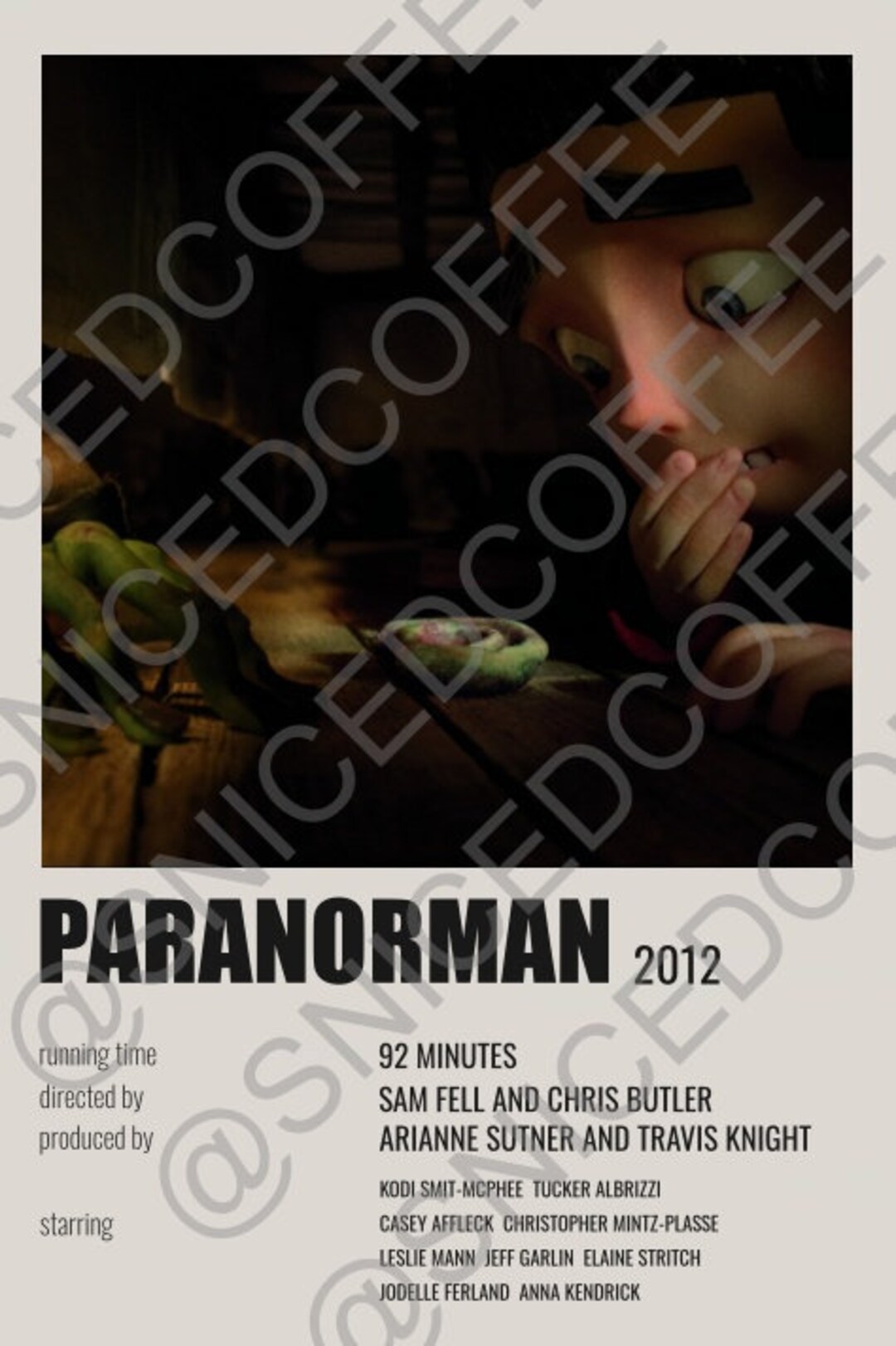 PARANORMAN Polaroid Movie Poster- Digital Print - Etsy