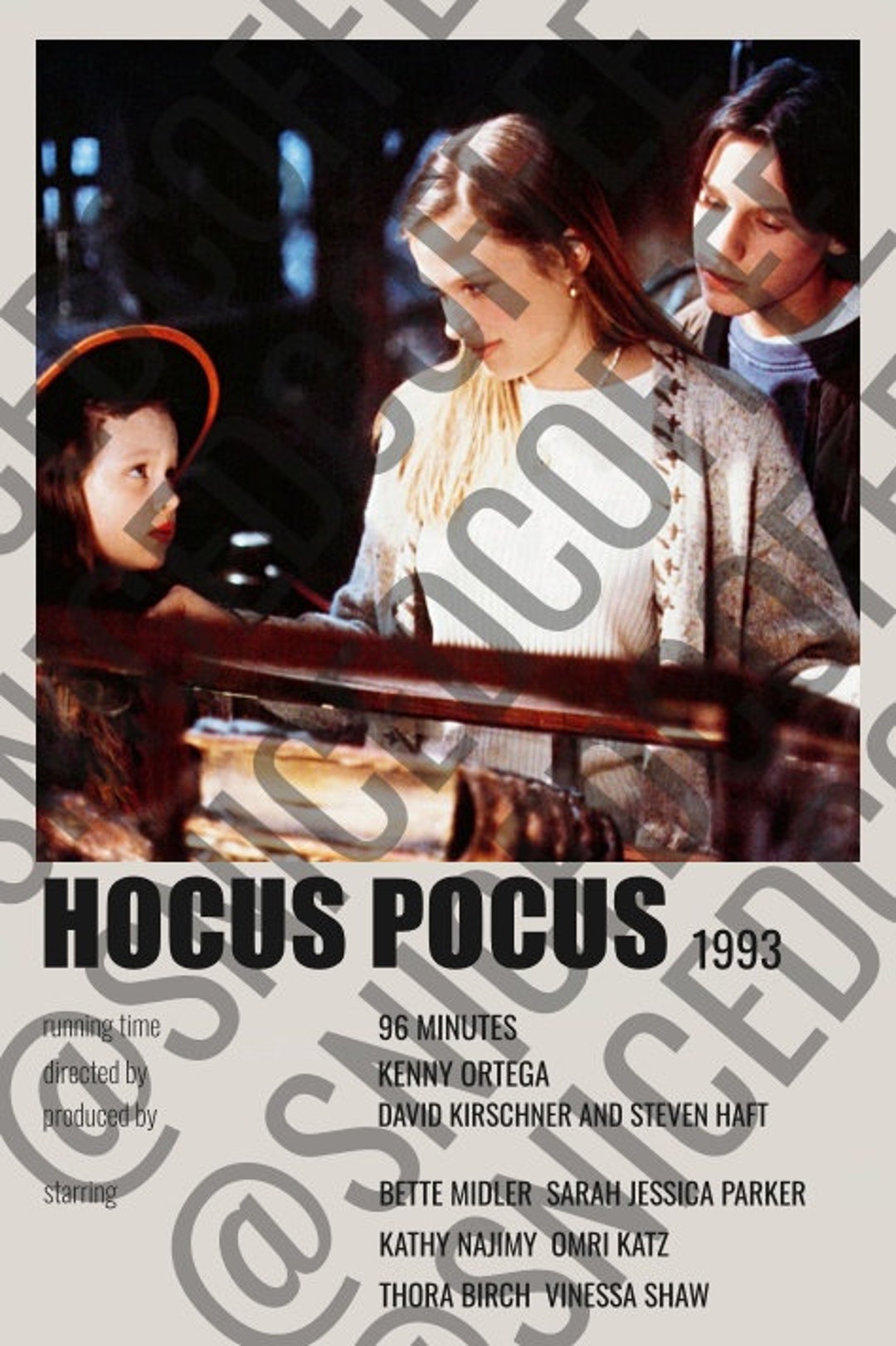 HOCUS POCUS Movie Poster- Digital Print - Etsy