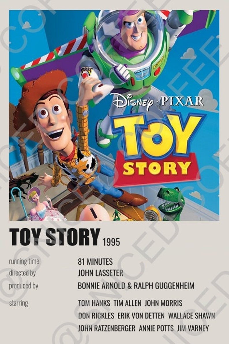 Toy Story Movie Poster Digital Print - Etsy