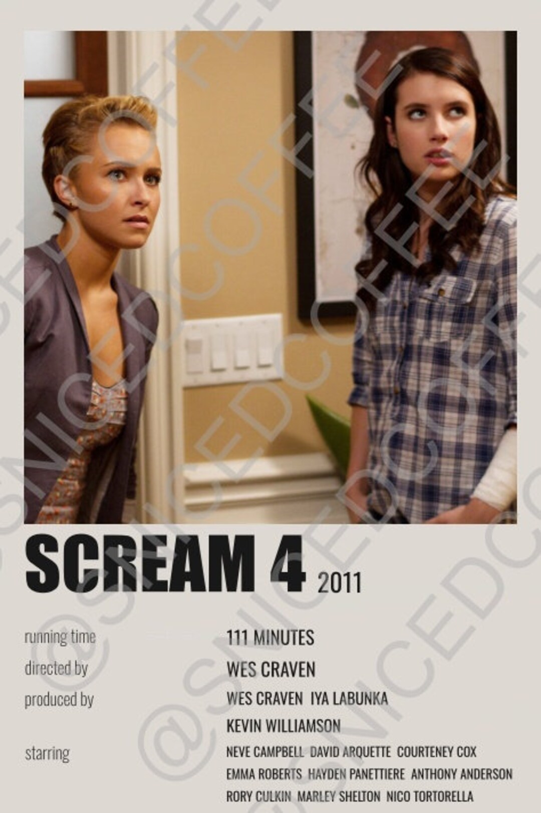 Scream 4 Movie Poster Digital Print - Etsy