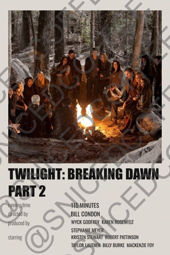 Breaking Dawn Movie Poster THE TWILIGHT SAGA: BREAKING DAWN PART 1