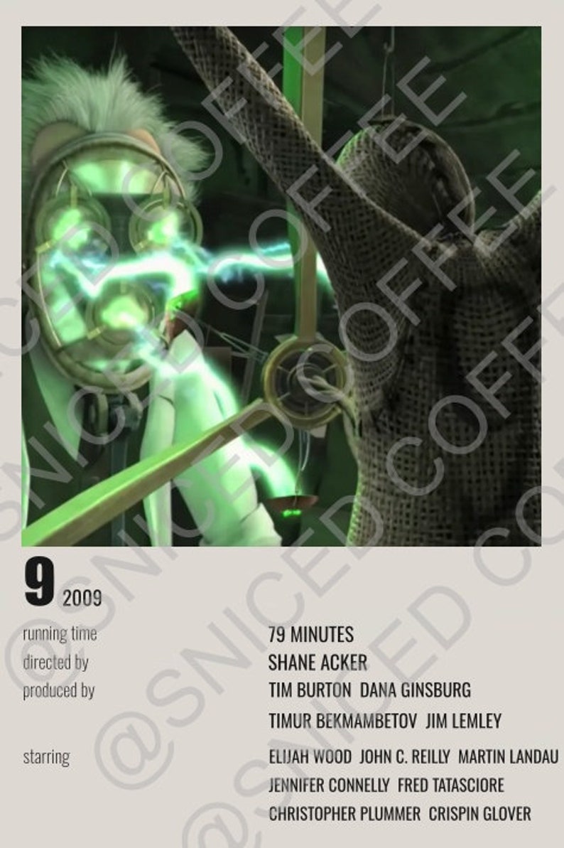 9 Movie Poster Digital Print - Etsy