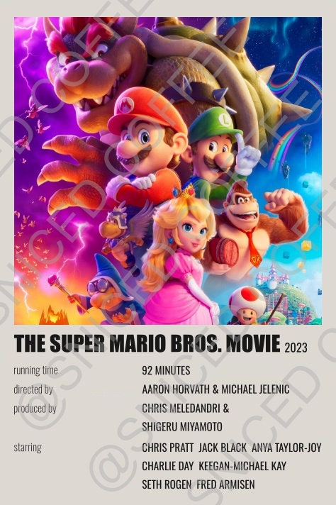 Super Mario Bros. Movie Poster Digital Print - Etsy