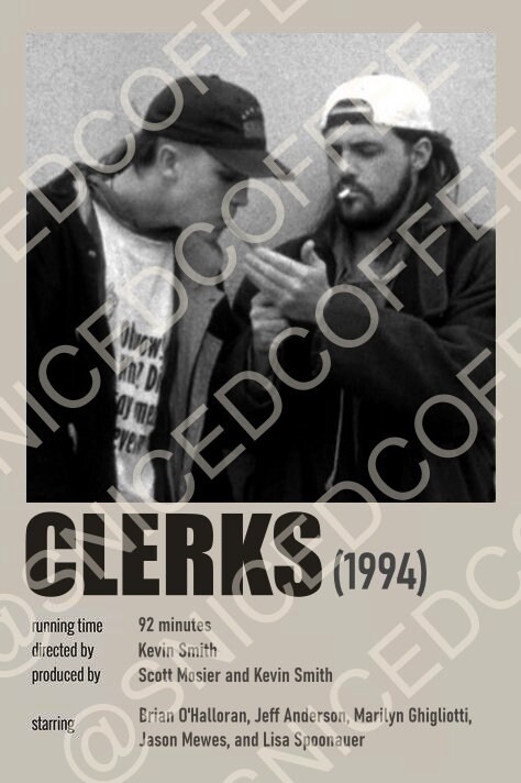 CLERKS MOVIE POSTER- Digital Print - Etsy