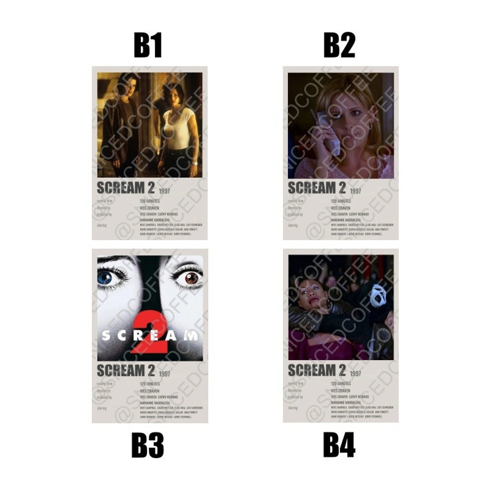 Scream Movies Poster Collection - Read Directions Before Buying ...