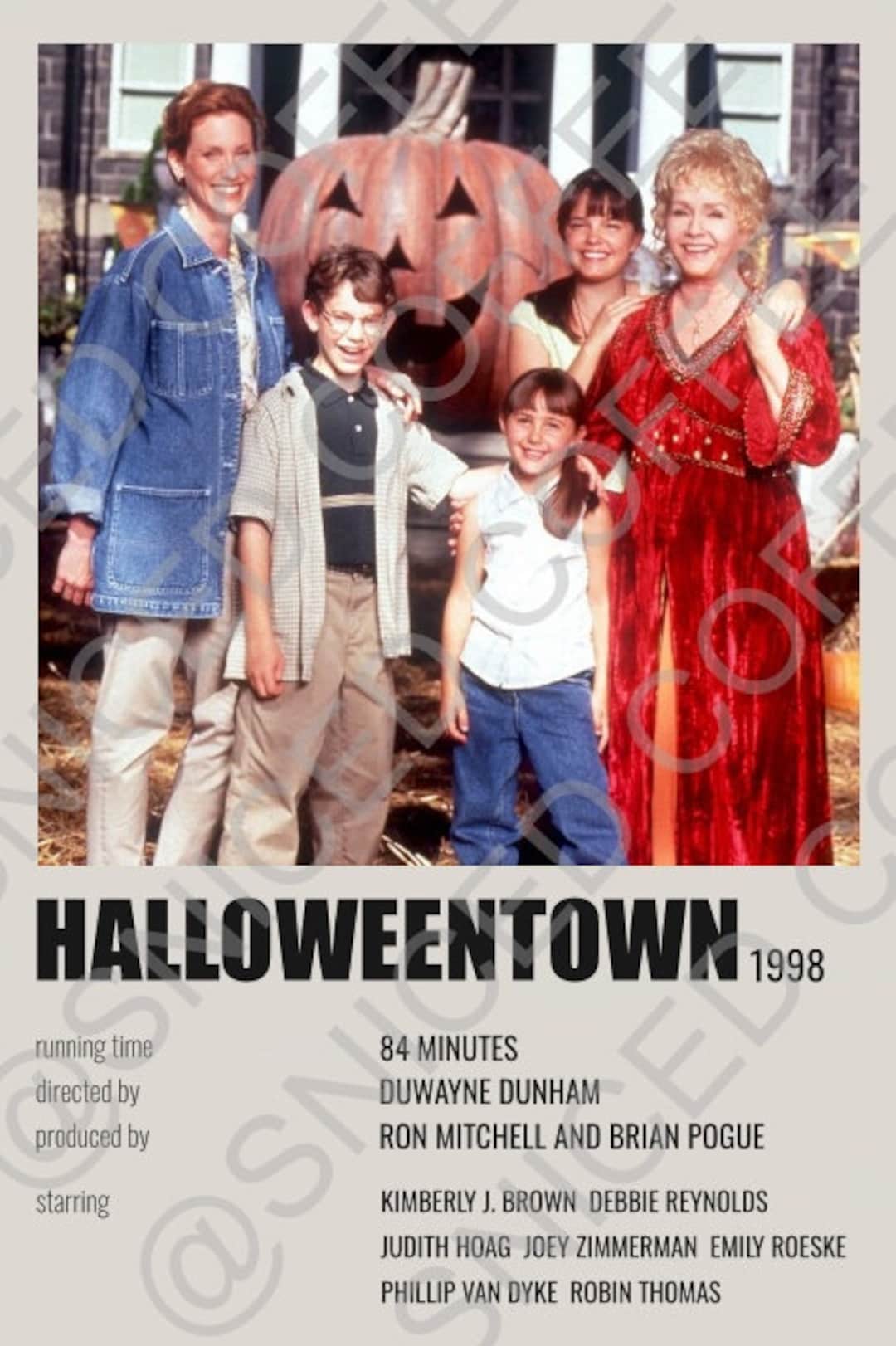 Halloweentown Movie Poster- Digital Print - Etsy