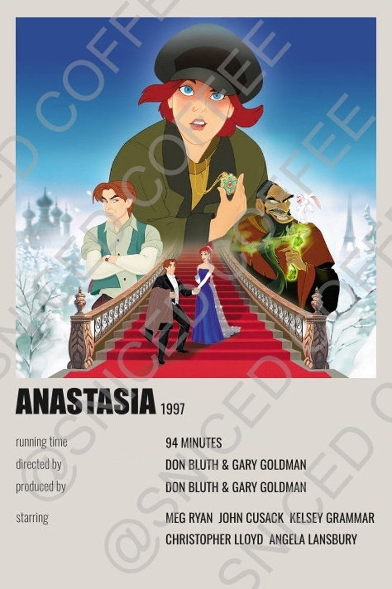 Anastasia Movie Poster- Digital Print - Etsy