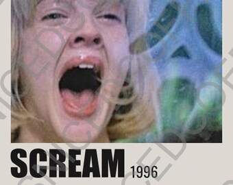 Scream 1996 Movie Poster A2 Size Custom Artwork Tatum Riley Rose ...