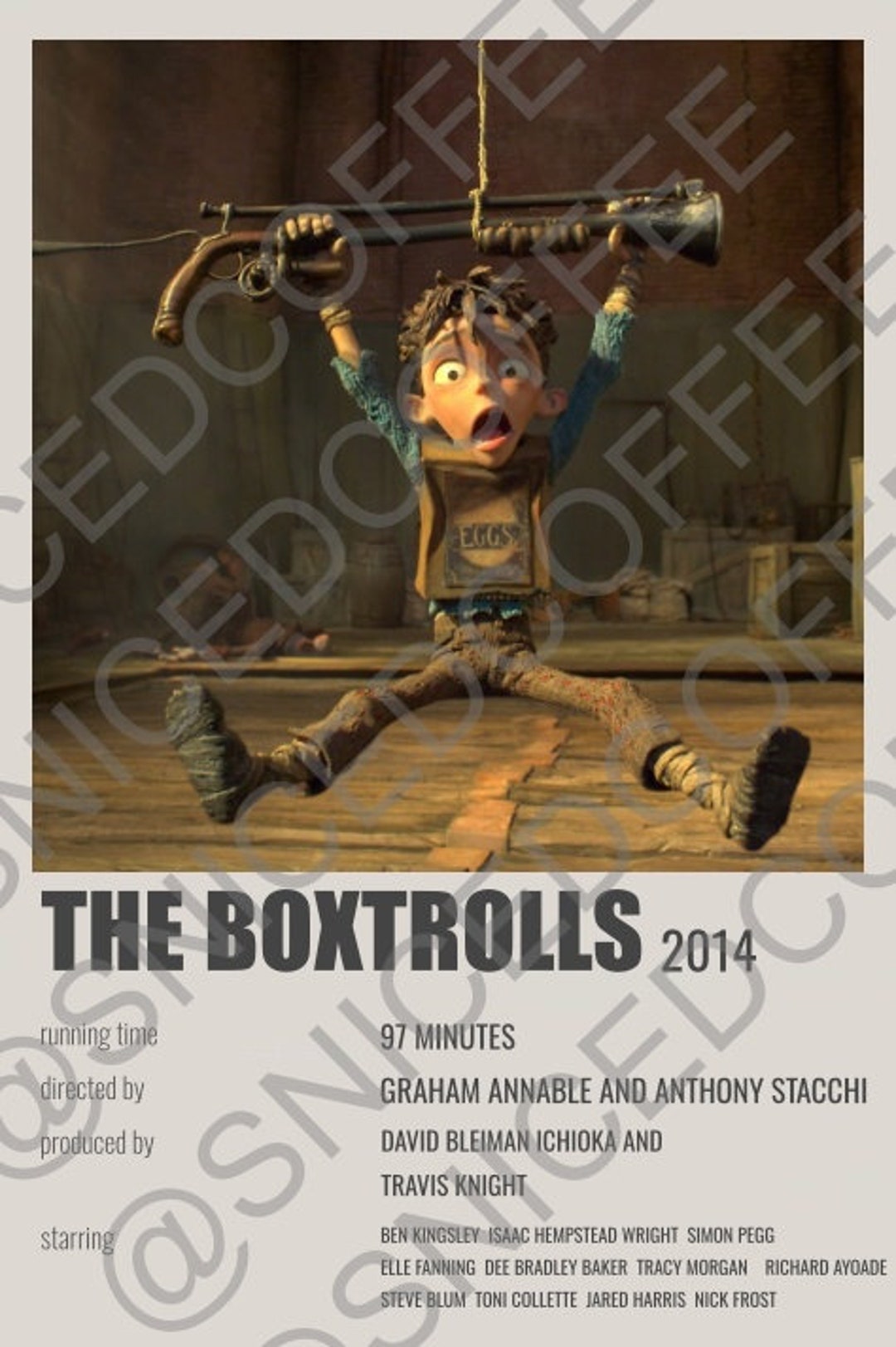 BOXTROLLS Polaroid Movie Poster Digital Print - Etsy