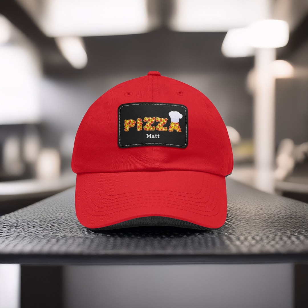 CHEF PIZZA Cap Pizza Chef Hat for Men & Women Custom Unisex Baseball ...