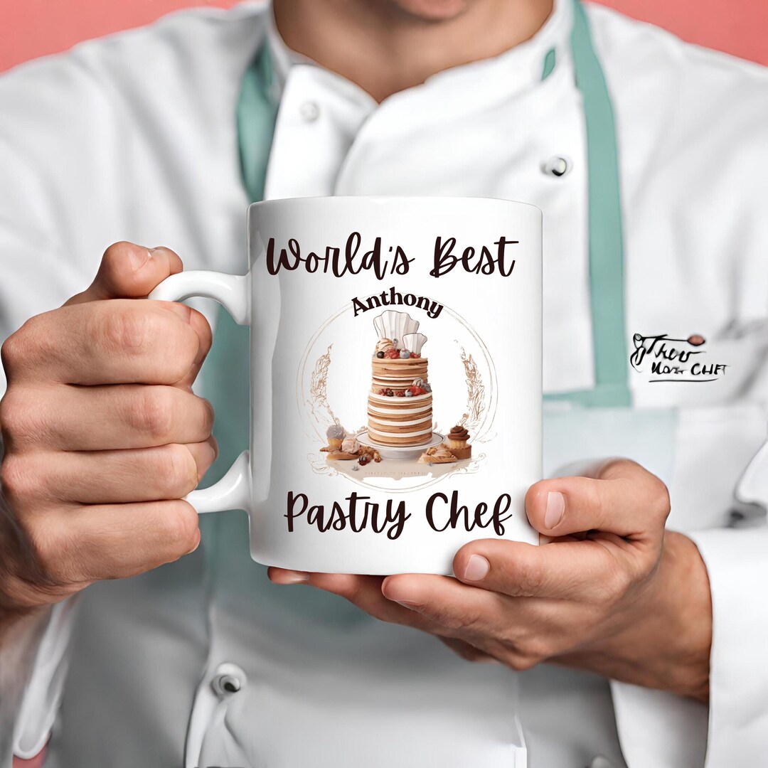 WORLD'S BEST PASTRY Chef Mug Custom Chef Gift for Birthday, Christmas ...