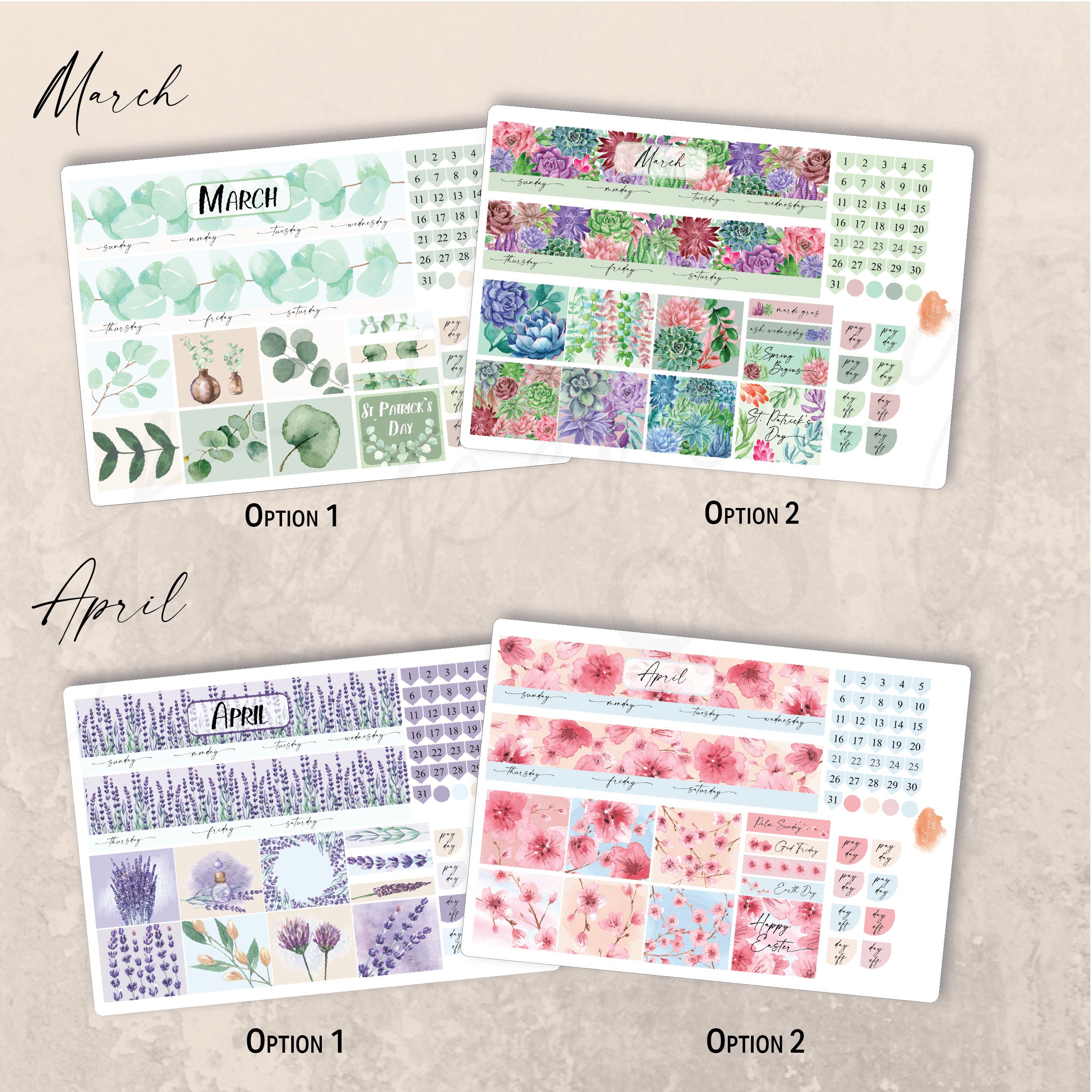 Buy 10 Get 2 Free Monthly Sticker Kit Bundle 7x9 Sticker - Etsy