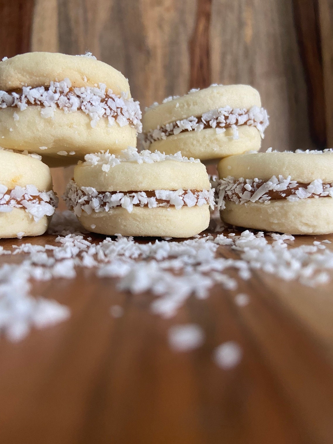 25 Peruvian Alfajores Peruvian Cookies Caramel Cookies | Etsy