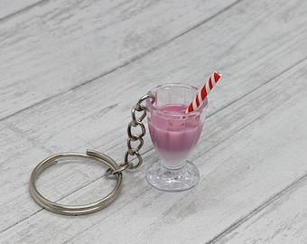 Milkshake Keychain - Etsy