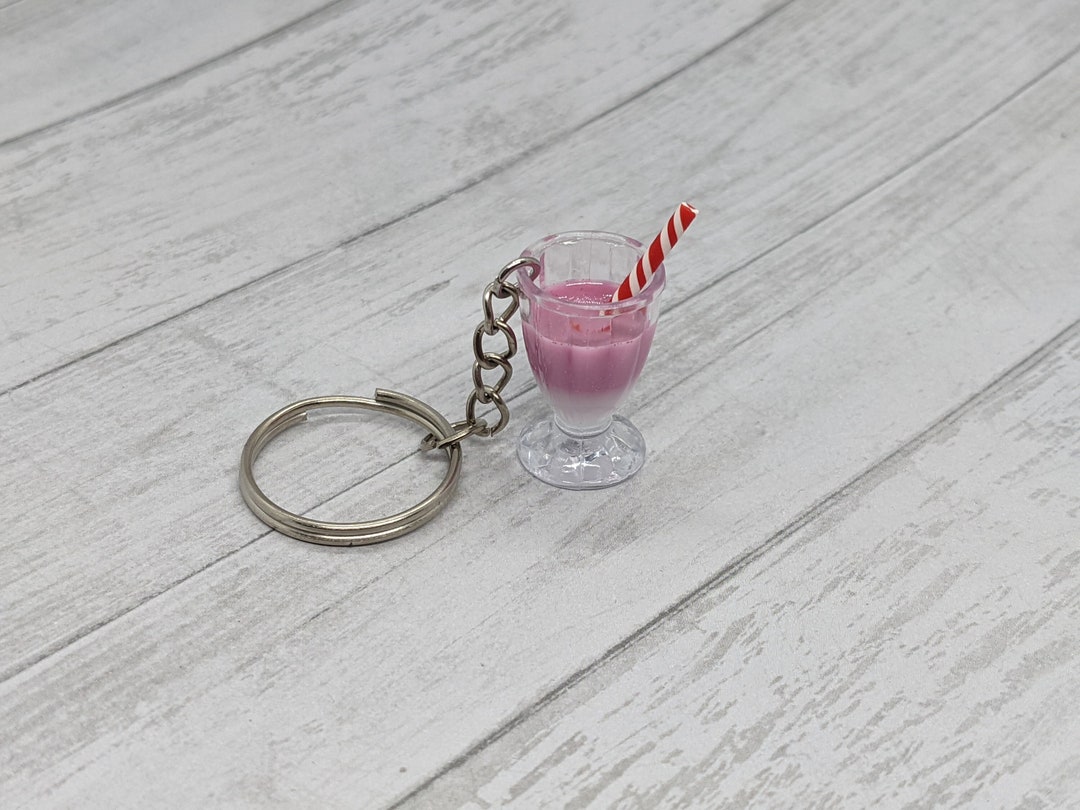 Milkshake Keychain - Etsy