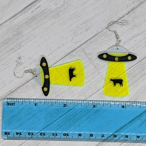 Alien Abduction Dangle Earrings - Etsy