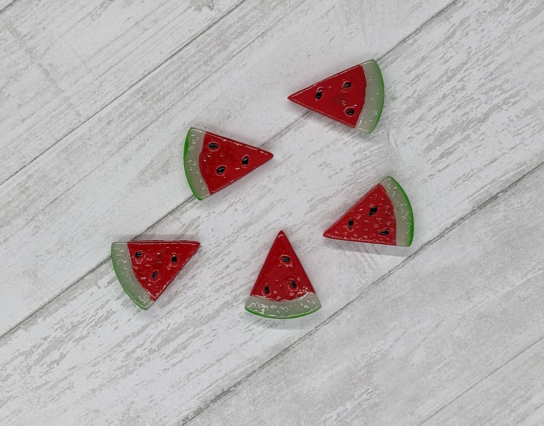 Watermelon Slice Magnets - Set of 5 - Etsy