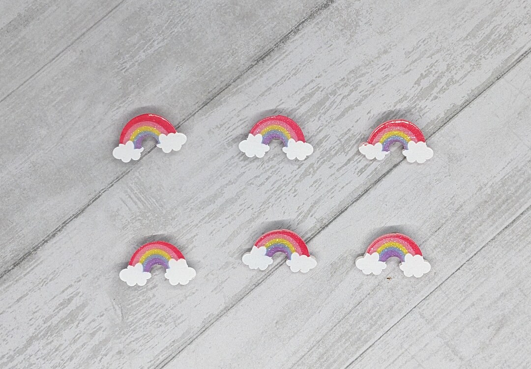 Mini Rainbow Magnets - Set of 6 - Etsy