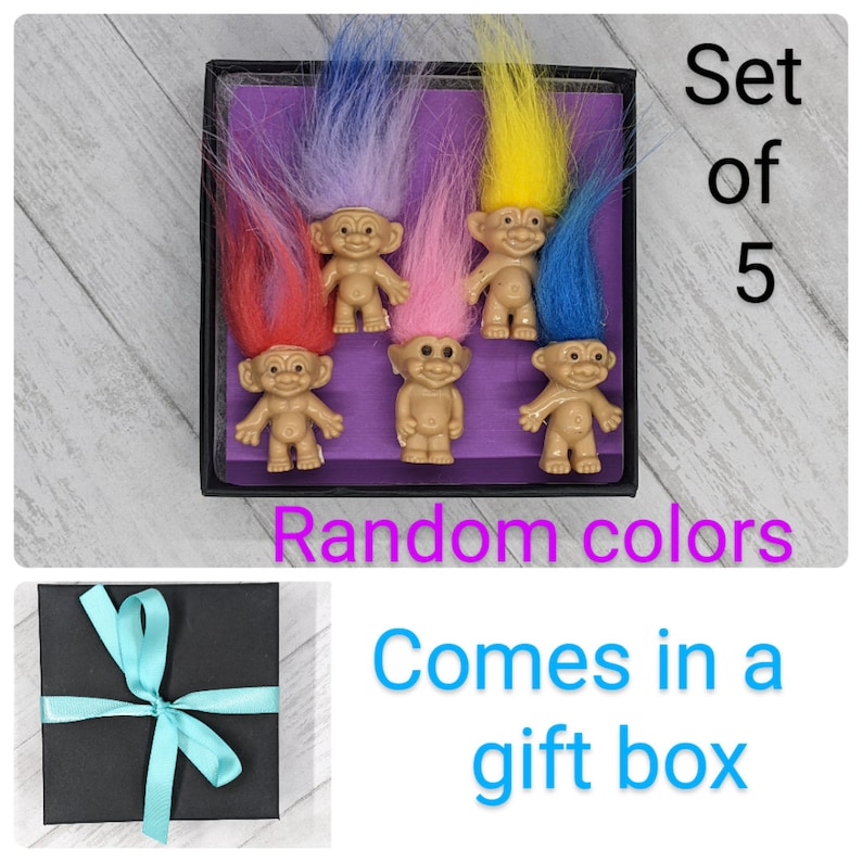 Mini Vintage Troll Magnet - Etsy