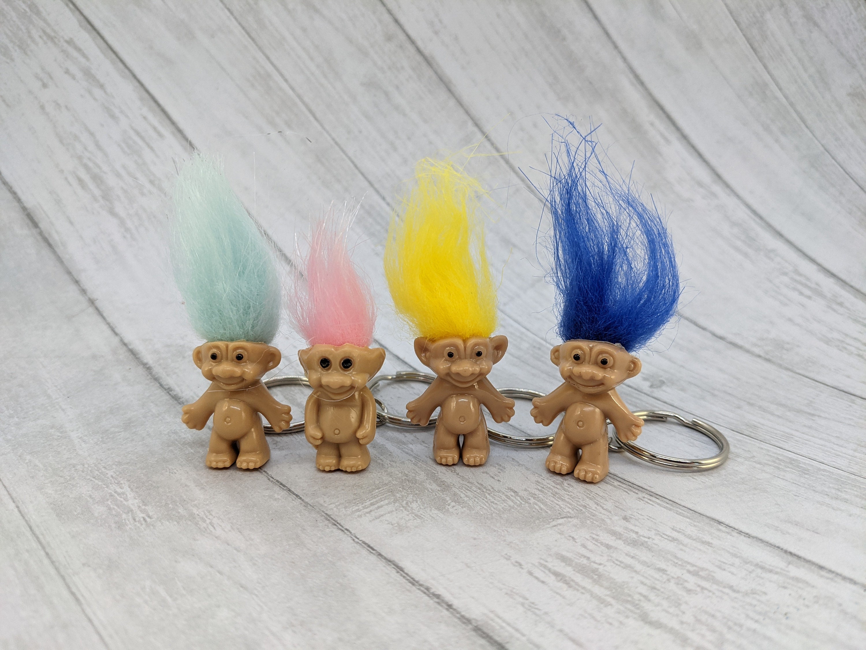 Mini Vintage Troll Keychain - Etsy