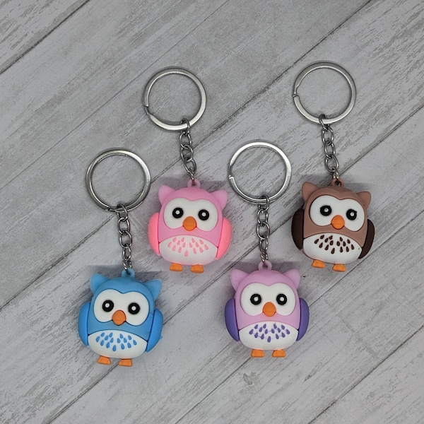 Owl Keychain - Etsy