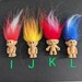 Mini Vintage Troll Magnet - Etsy
