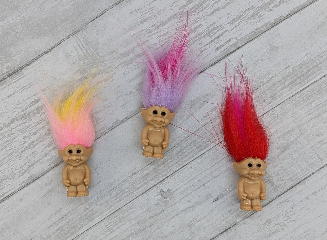 Mini Vintage Troll Magnet - Etsy