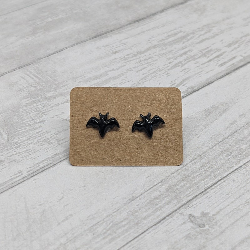 Bat Earrings - Etsy