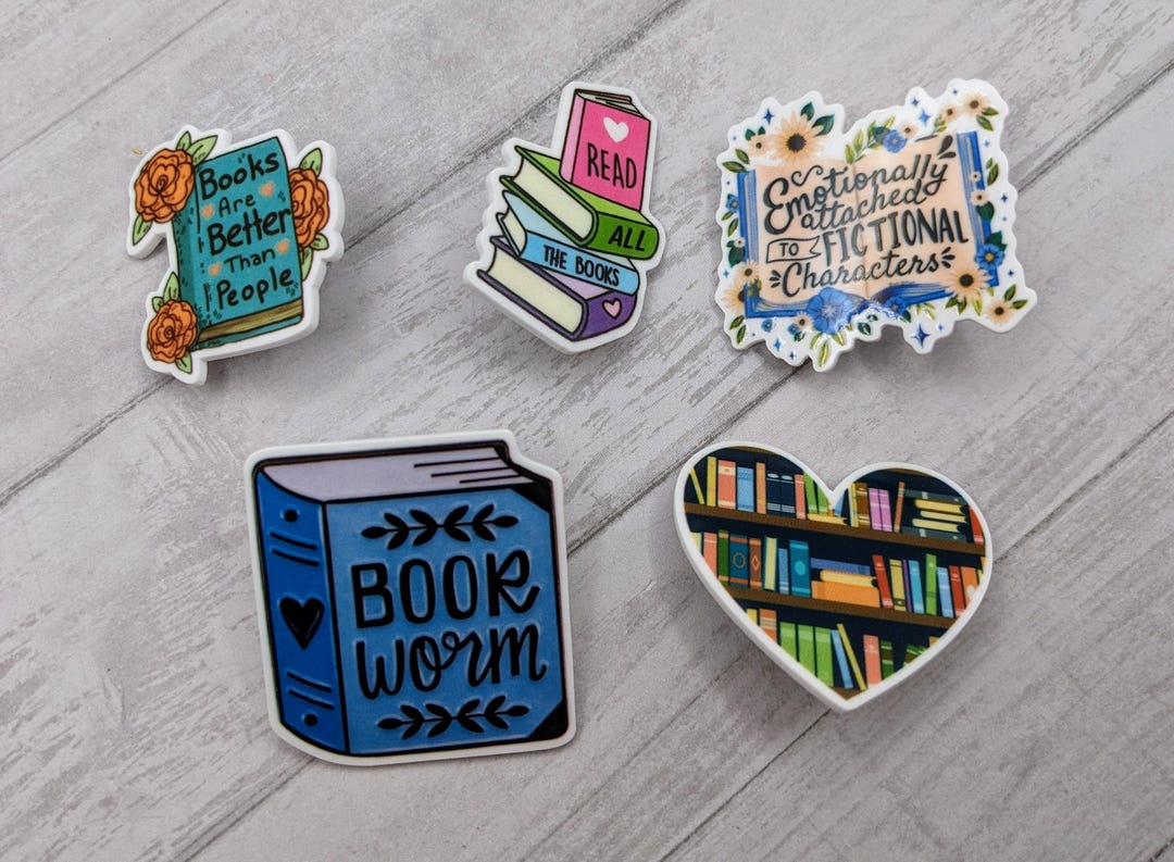 Book Lover Pins - Etsy