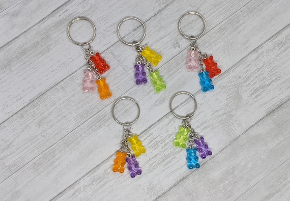 Gummy Bear Keychain | Etsy
