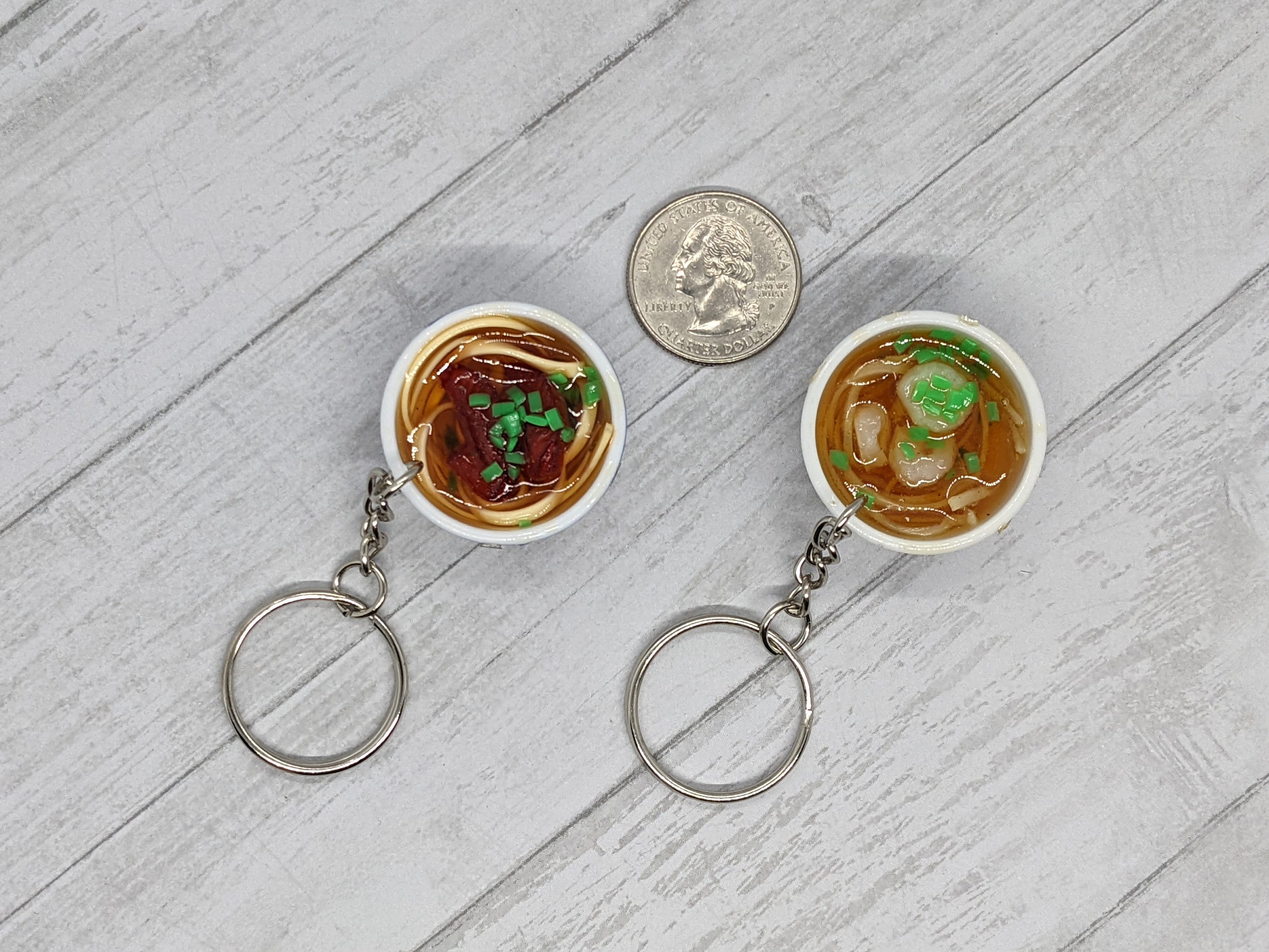 Ramen Noodle Soup Bowl Keychain - Etsy