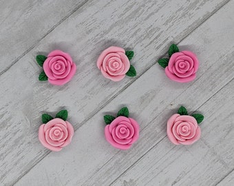 Rose Flower Magnets. Strong Magnets, Cute Floral Magnets, Fridge ...