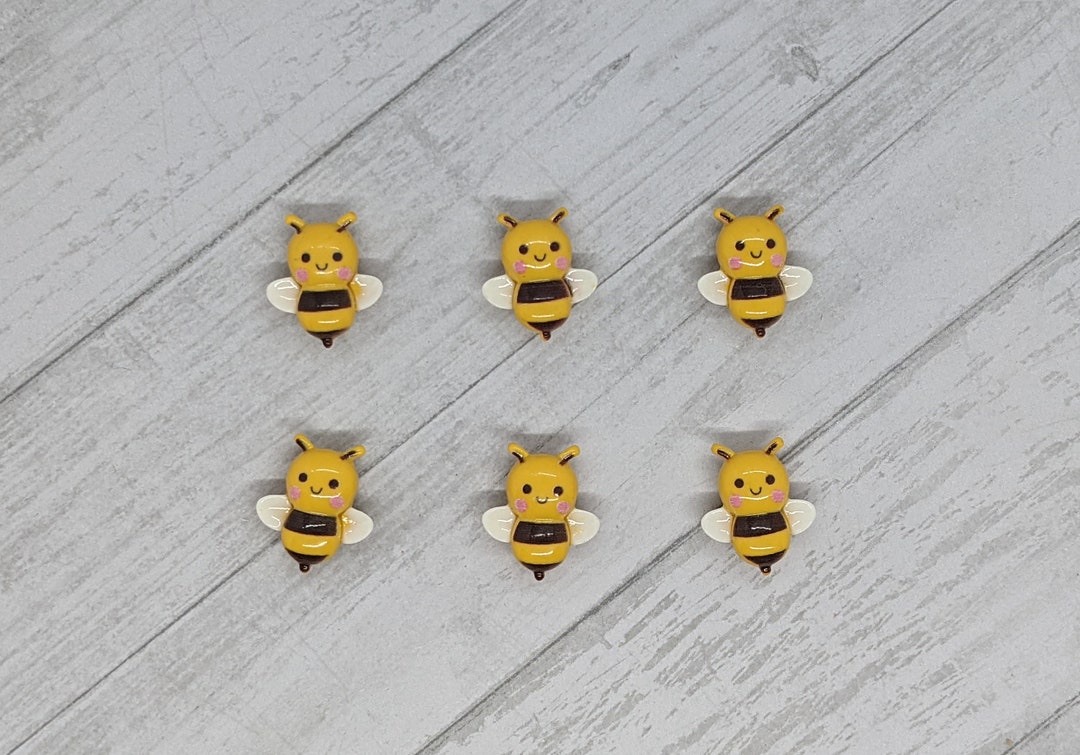 Adorable Bee Magnets - Set of 6 - Etsy
