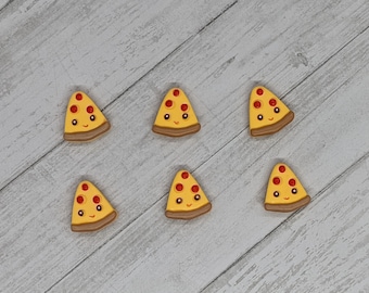 Pizza Magnets or Pins Choose Your Own Set of 6, Pizza Buttons ...