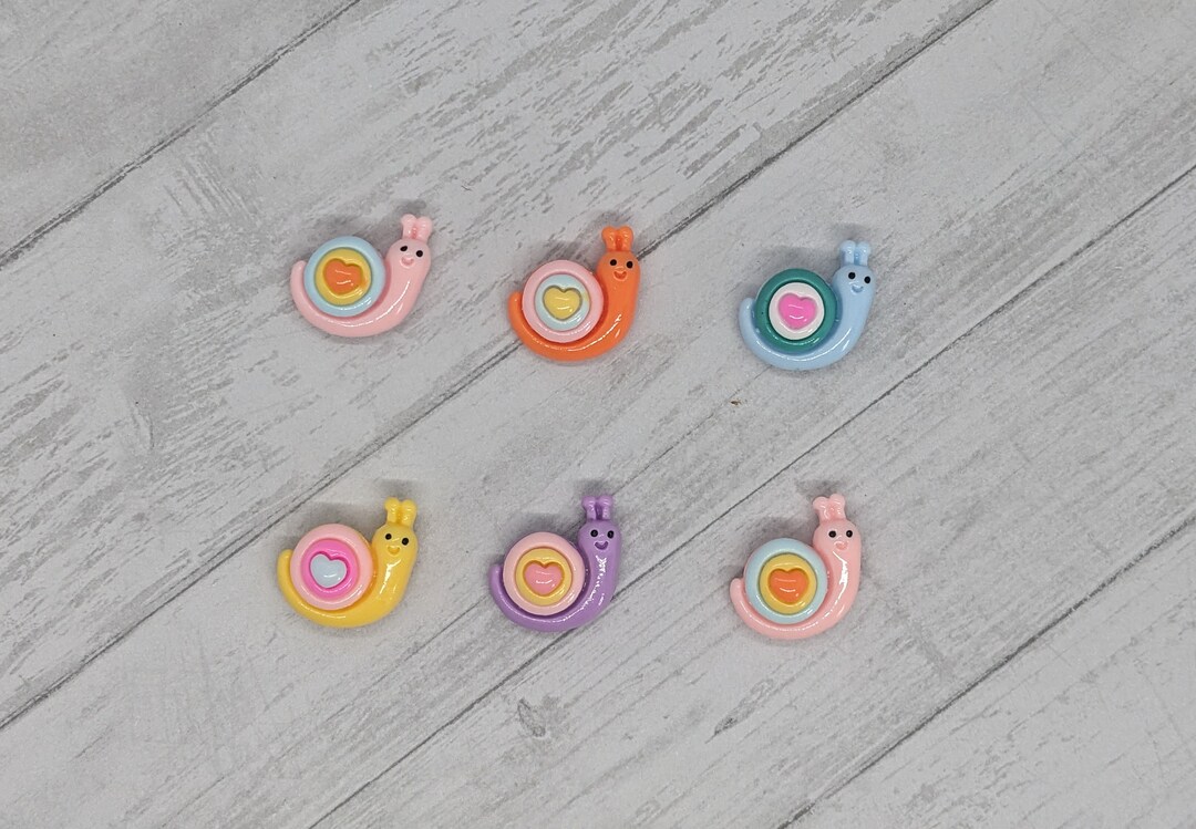 Happy Snail Magnets - Set of 6 - Etsy