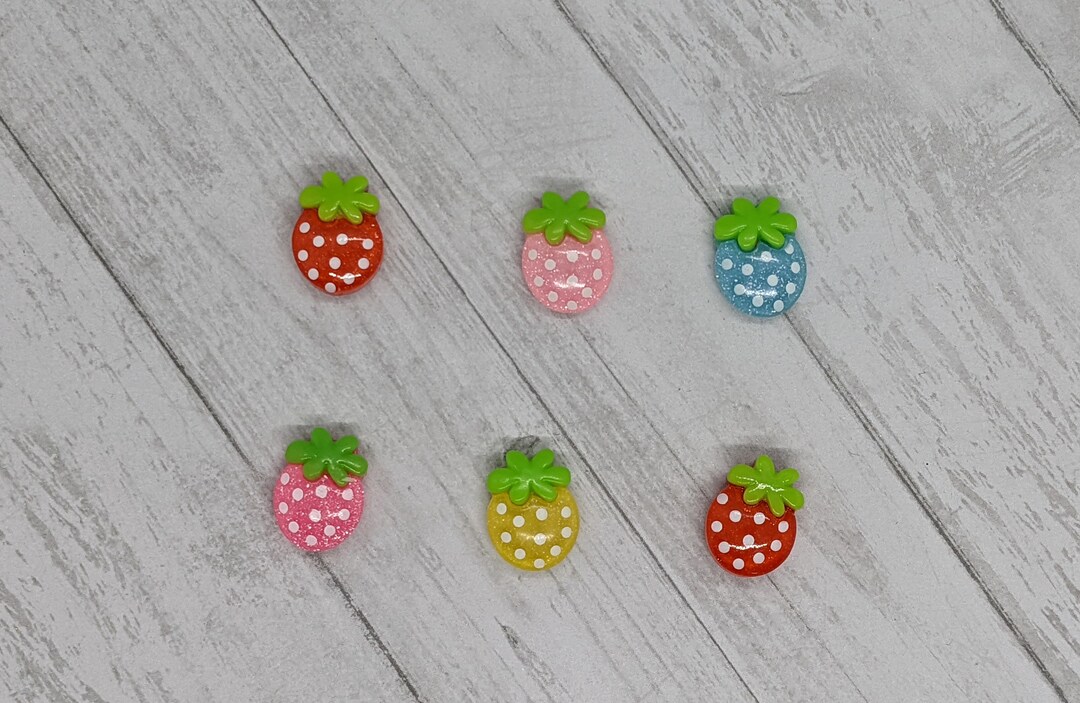 Colorful Strawberry Magnets - Fun Fridge Decor, Set of 6 - Etsy