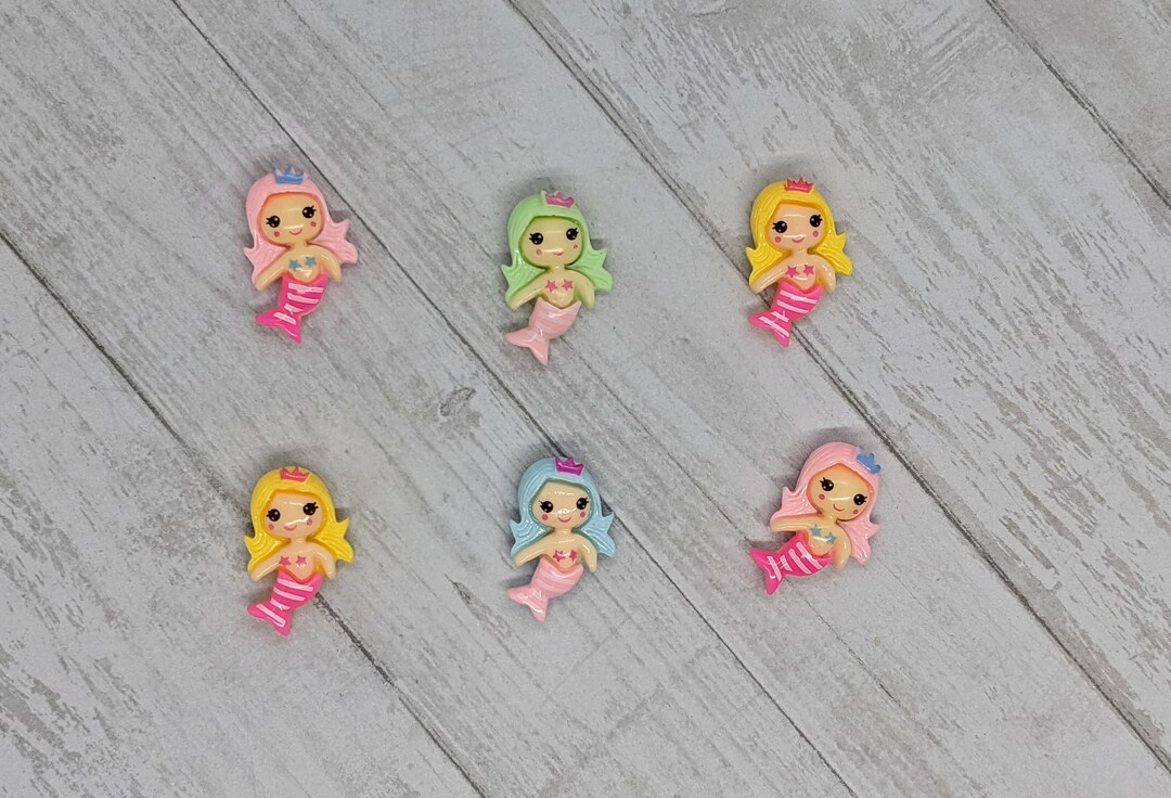 Cute Mermaid Magnets - Set of 6 - Etsy