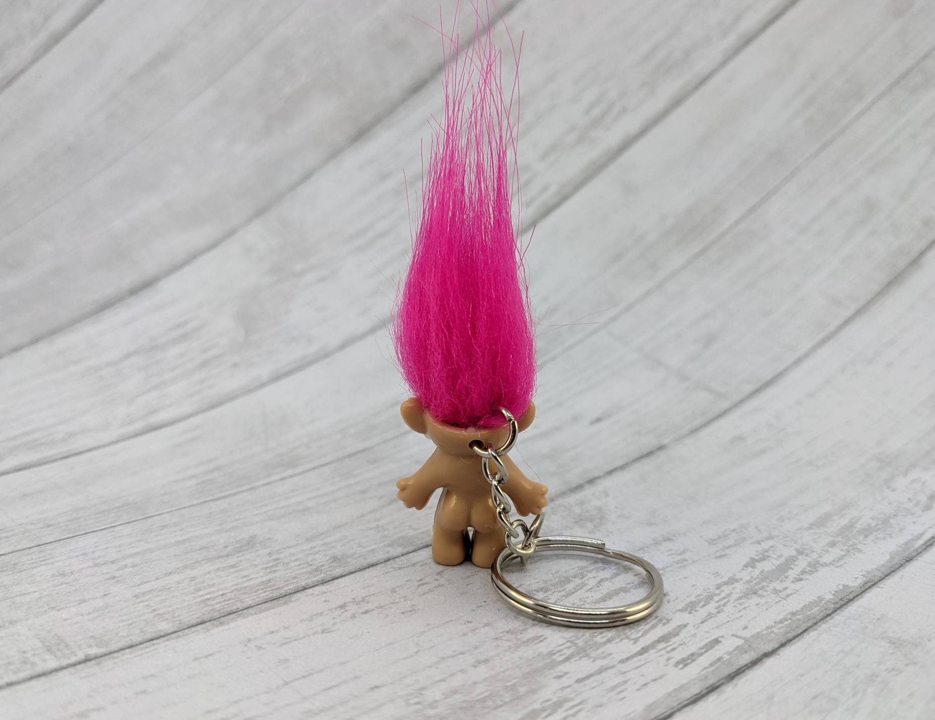 Mini Vintage Troll Keychain - Etsy
