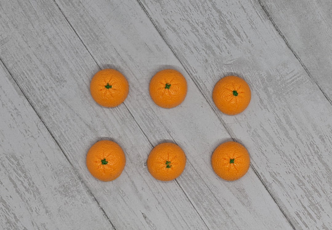 Orange Magnets - Set of 6 - Etsy