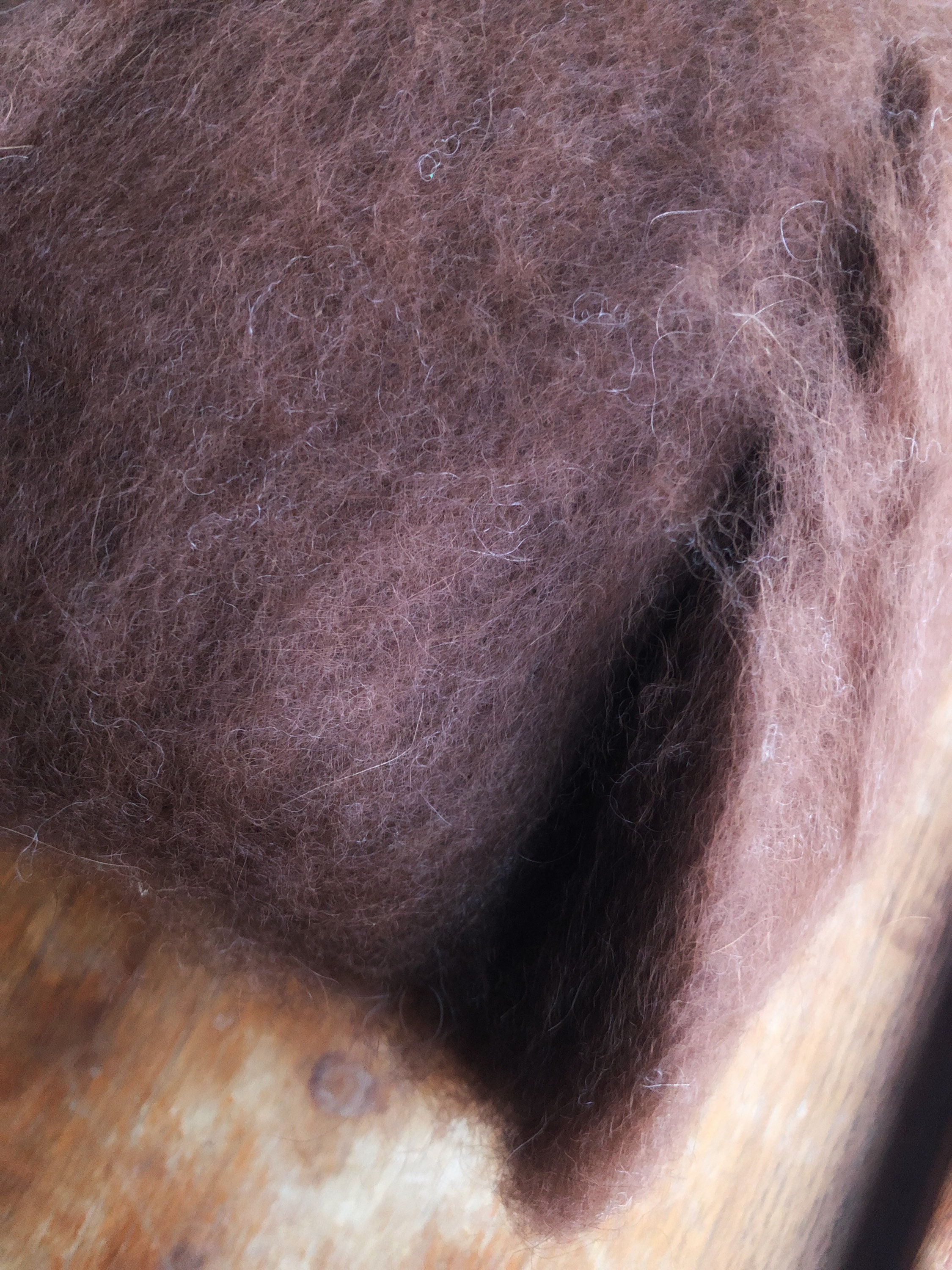 100% Alpaca Felt Batting Chocolate Brown - Etsy