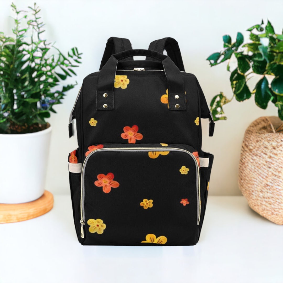 Vintage Woodland Diaper Bag, Dark Nature Diaper Backpack, Dark ...