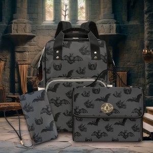 Baby Bat Diaper Nappy Bag Pastel Goth Baby Bag Goth Backpack Goth Purse ...