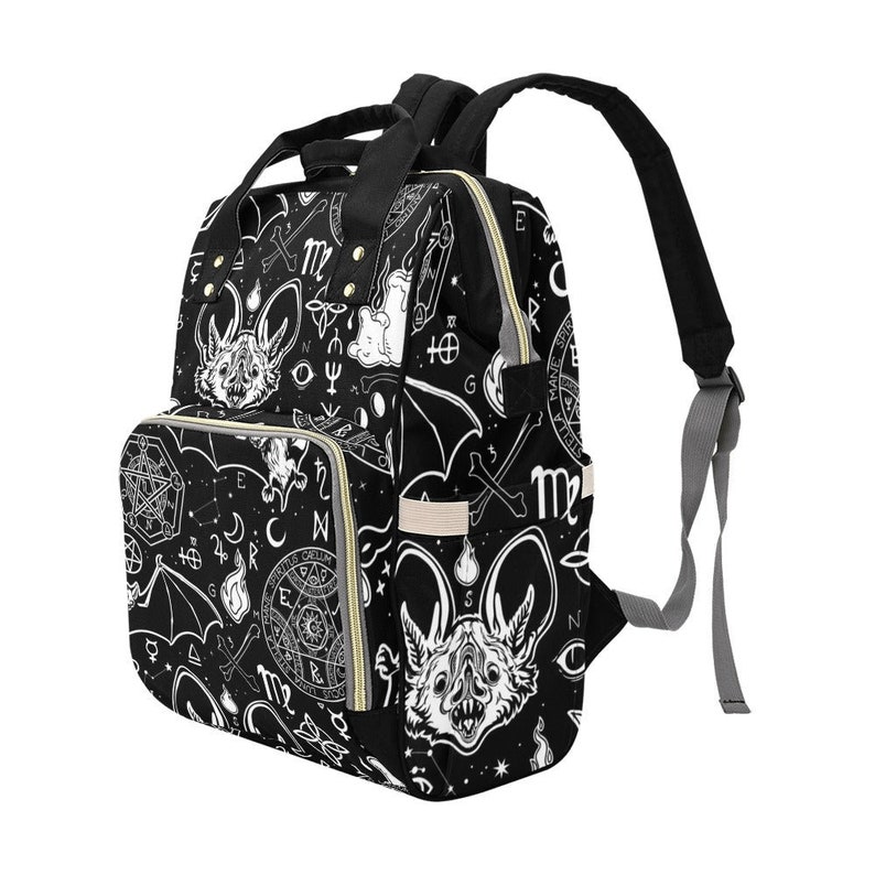 Baby Bat Diaper Nappy Bag Goth Baby Bag Goth Backpack Goth - Etsy