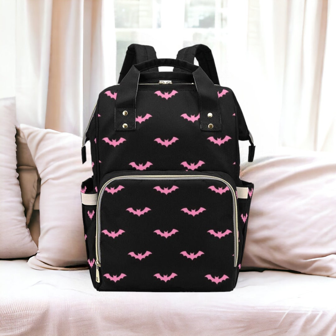 Pink Bat Pastel Backpack Goth Baby Stuff Goth Baby Bag Creepy Cute ...