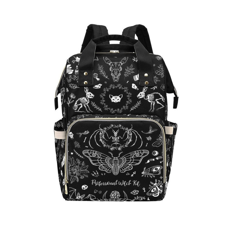 Goth Moth Diaper Bag Backpack Celestial Witchy Goth Baby - Etsy