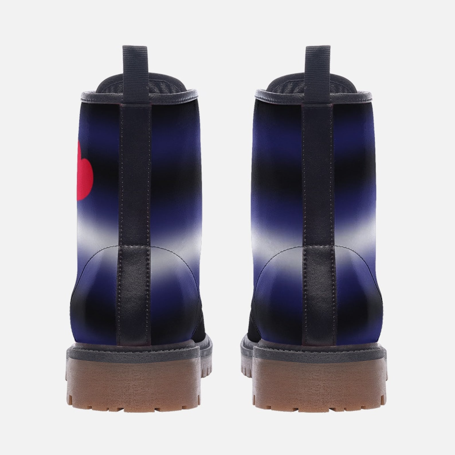 LGBTQ Rainbow Vegan Leather Boots, Pride Parade - Etsy